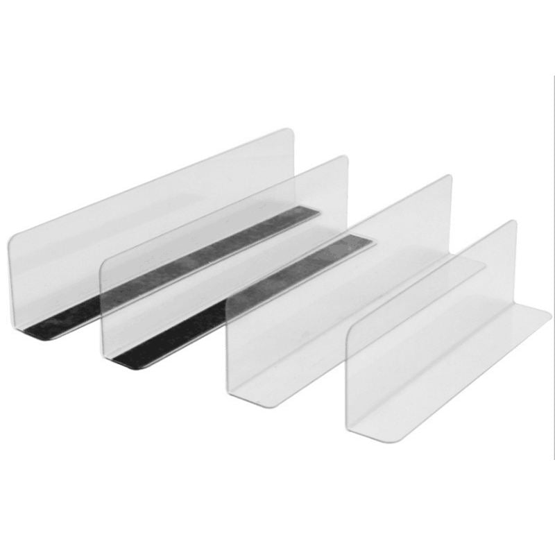 Shelf Dividers Custom made magnet shelf divider PVC drink bottle wine